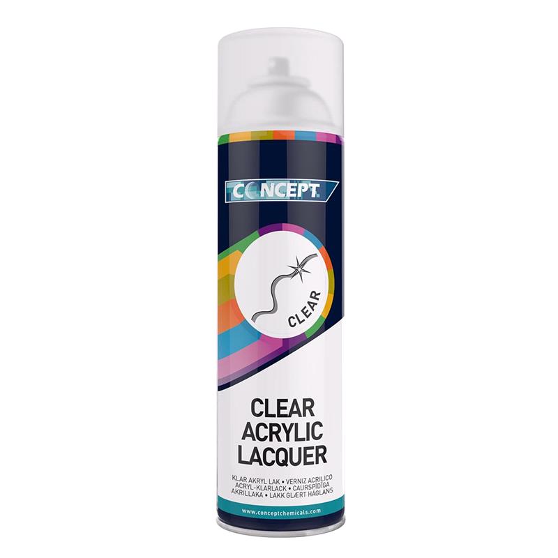 Concept Clear Acrylic Lacquer - 450ml For | MicksGarage