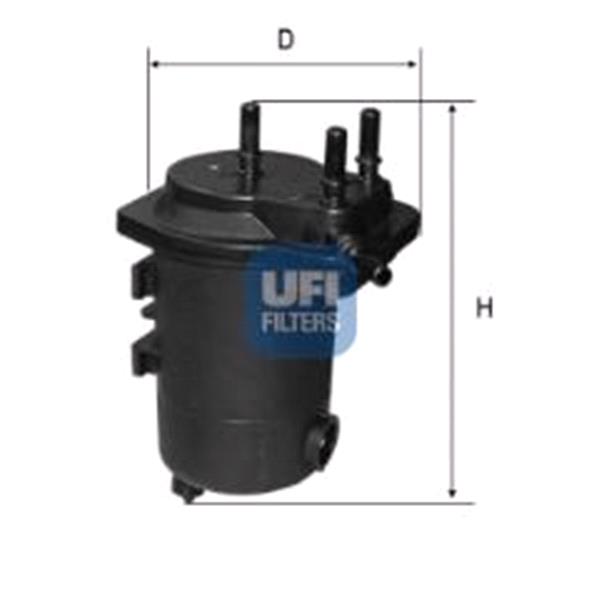 Ufi Fuel Filter For Renault Kangoo 2003 To 2007 | 1.5 Dci 68hp 1461cc ...