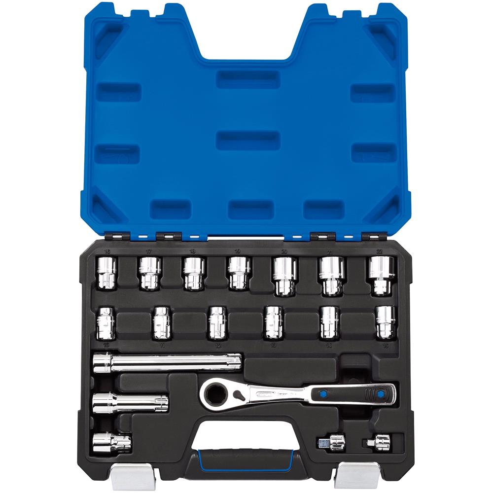 Draper Expert 16482 20mm 'Go Through' Socket Set (19 Piece) For ...