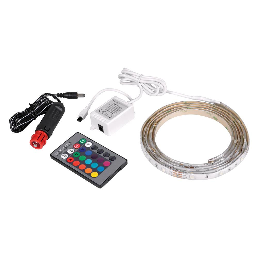 Multi Colour Led Strip Lighting Kit, Interior Or Exterior - 12 24v ...