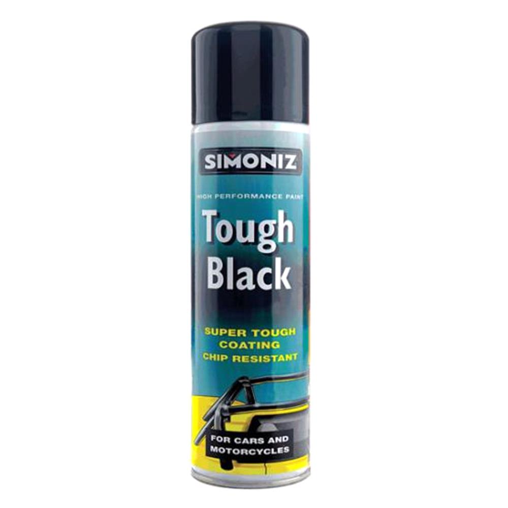 Simoniz Tough Black Satin Paint - 500ml. For | MicksGarage