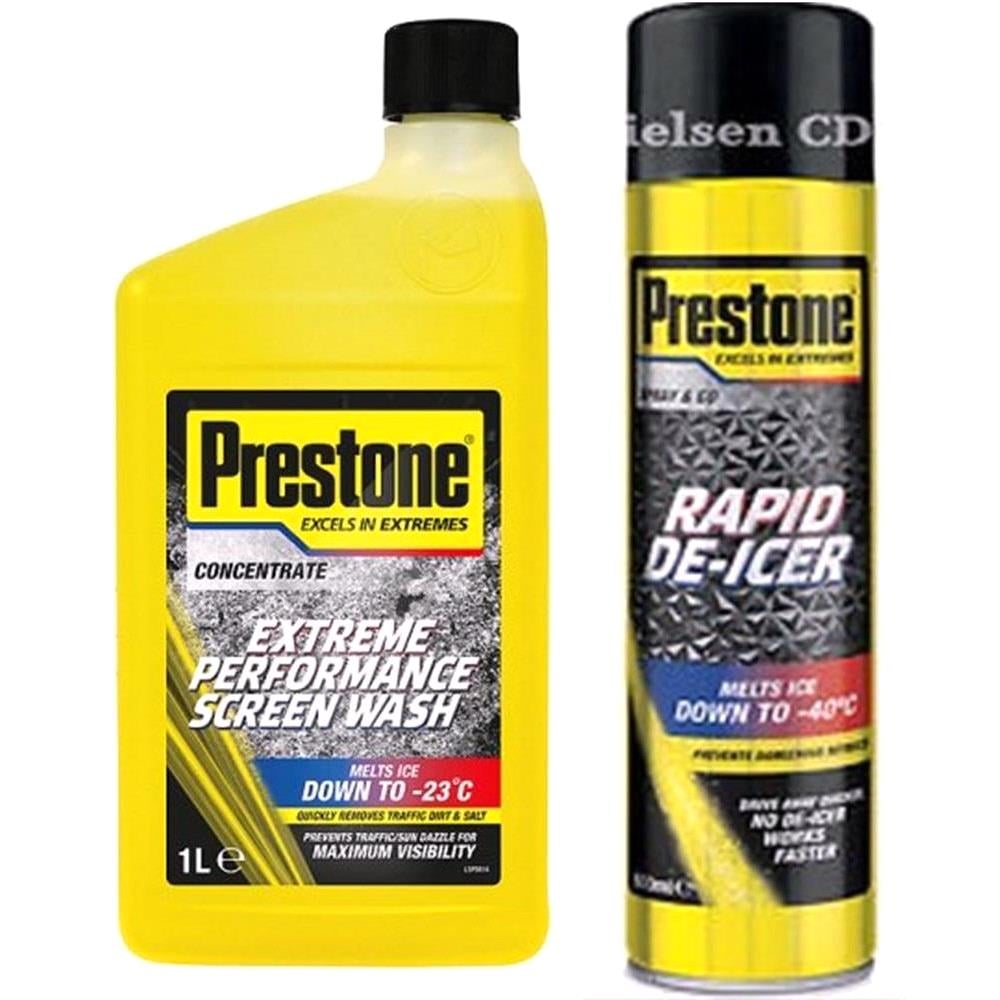 Prestone 1l Screenwash & Prestone De Icer 300ml For | MicksGarage